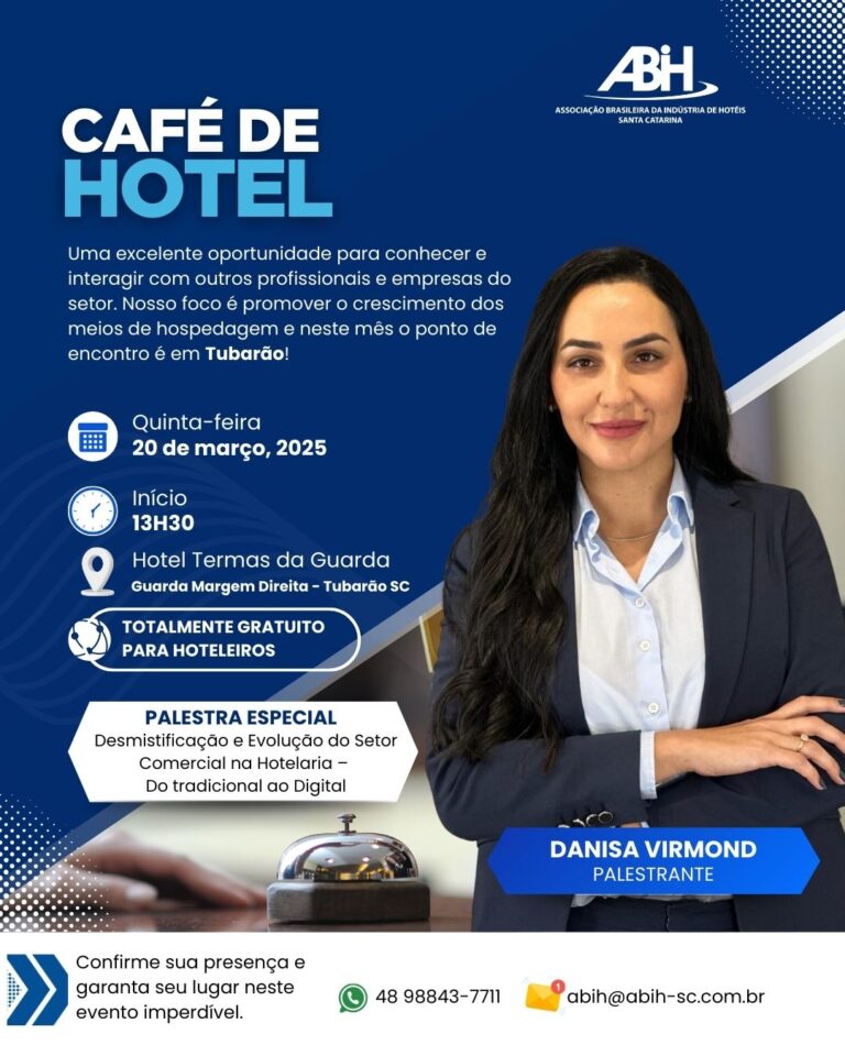 Danisa Virmond é palestrante confirmada no Café de Hotel ABIH-SC | ABIH-SC